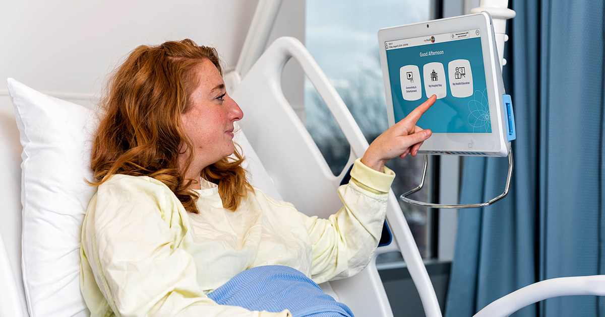 Montfort introduces new HealthHub smart screens to the bedside | Montfort